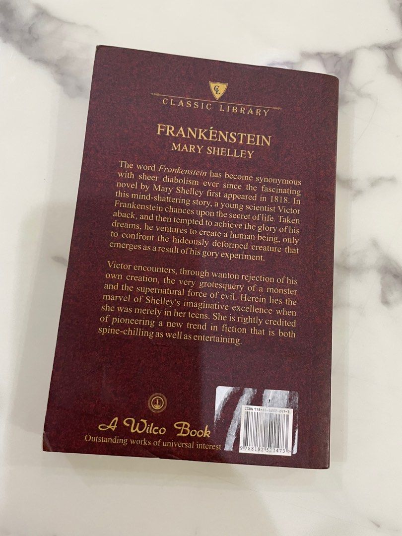 Frankenstein by Mary Shelley, Hobbies & Toys, Books & Magazines ...