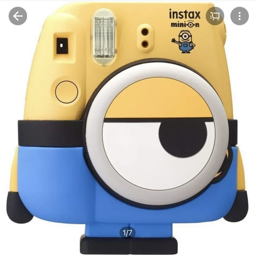 Fujifilm Instax Mini8 Minion Polaroid Camera, Photography, Cameras on ...