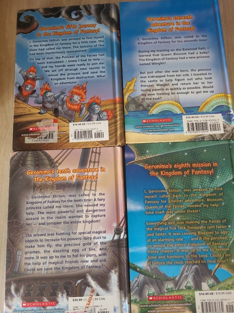 Geronimo Stilton's adventure in the Kingdom of Fantasy, Hobbies & Toys ...