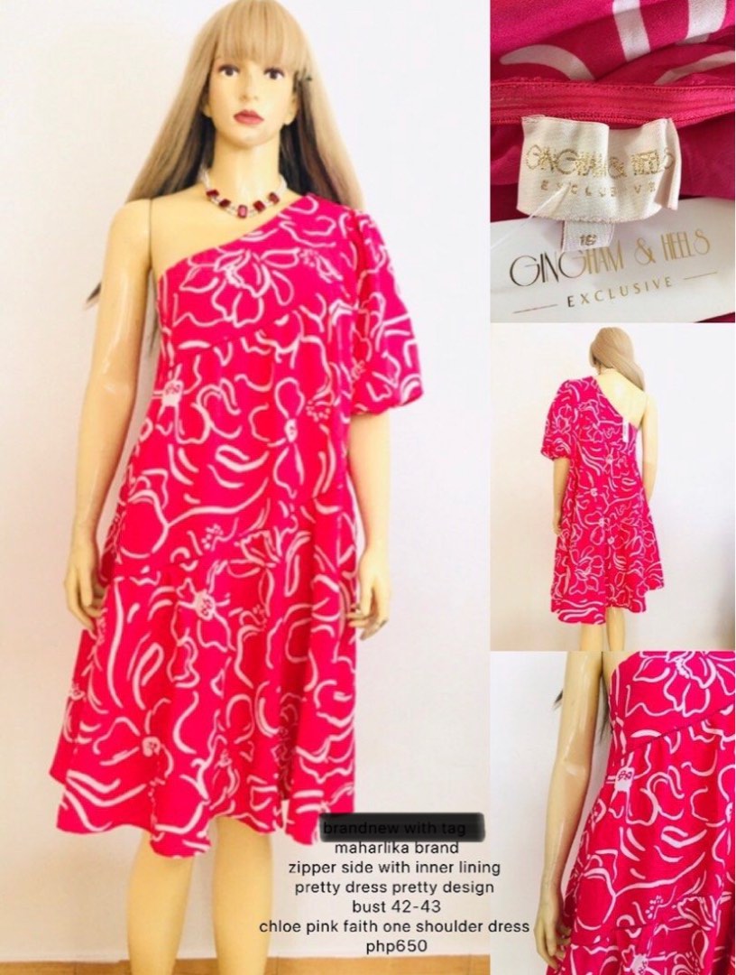 Gingham One Side Doll Dress, Women's Fashion, Dresses & Sets, Dresses ...