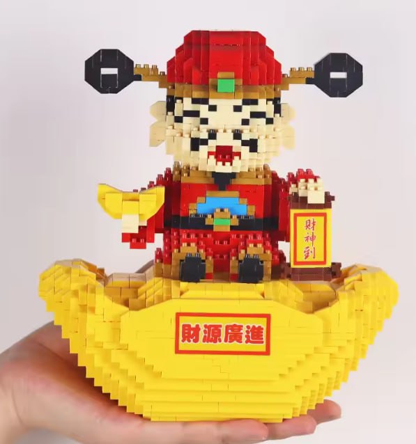 God of Fortune Magic Blocks/Lego/Bricks | Cai Shen Ye, Hobbies & Toys ...