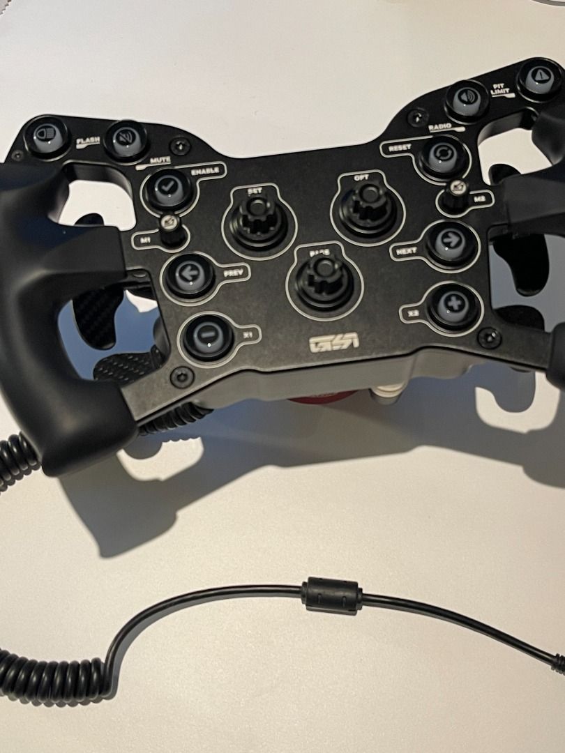 Gomez Sim Industries GSI X-29 Sim Racing Rig Wheel 4 Paddle Carbon ...