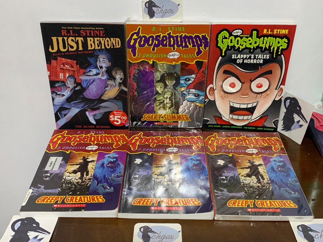 Goosebumps Graphix: Creepy Creatures; Scary Summer; Slappy's Tales Of ...