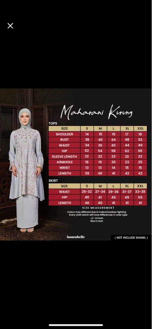 HAURABELLE RAYA 2025 (BLACK), Women's Fashion, Muslimah Fashion, Baju ...