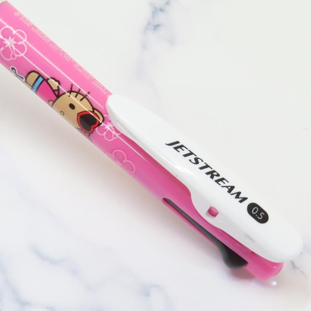 Hello Kitty Sanrio 日本製 uni 三菱 Jetstream 0.5mm 3色 原子筆 (305652), 興趣及遊戲 ...