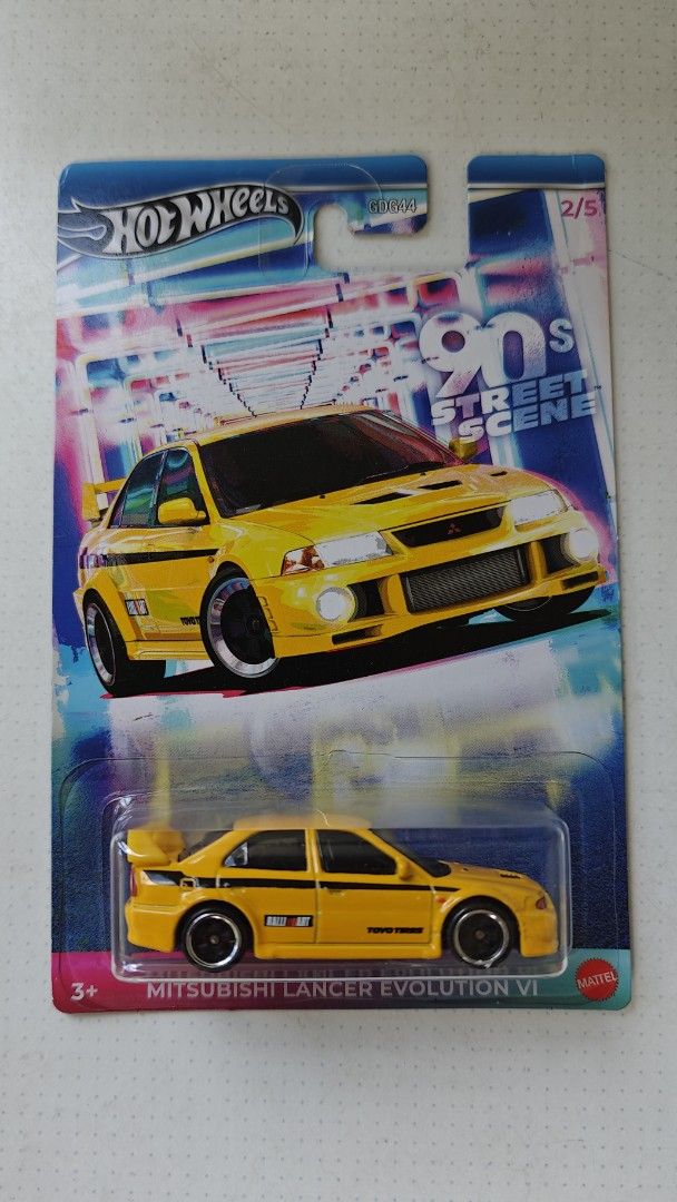 Hot Wheels 90s Street Scene Mitsubishi Lancer Evolution VI, Hobbies ...