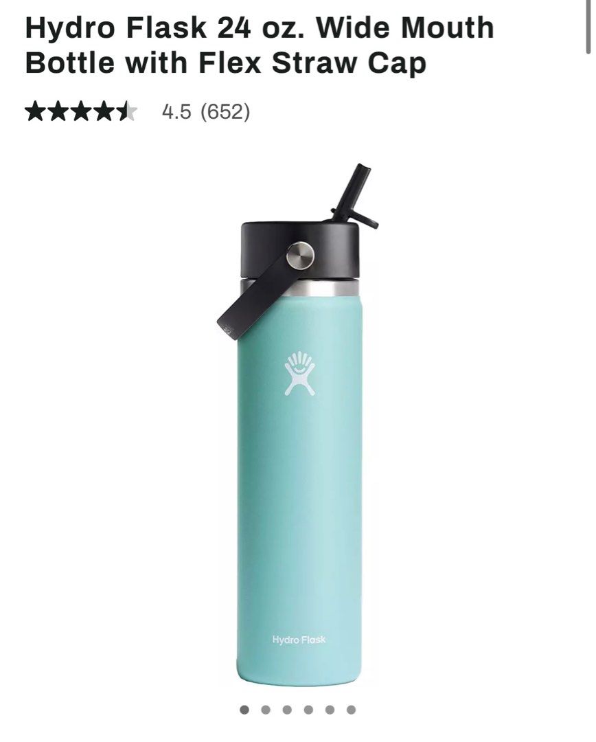 Hydro flask 24 Oz DEW with Flex Straw Cap, Furniture & Home Living ...