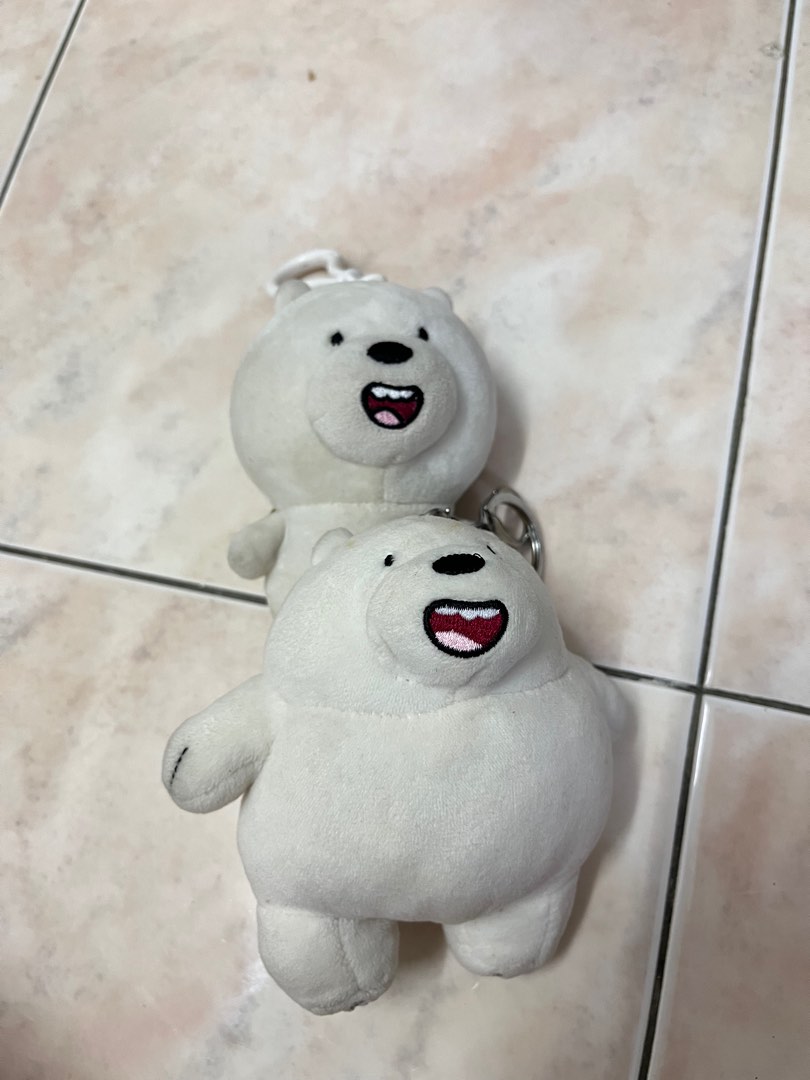Ice Bear Keychain Plushie - Original Miniso, Hobbies & Toys, Toys ...