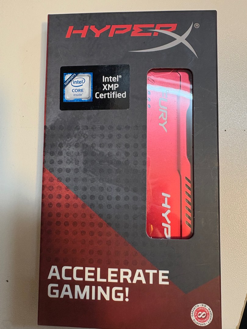 Kingston Hyper x Fury DDR4 3200Mhz 16GB (2x8GB), Computers & Tech ...