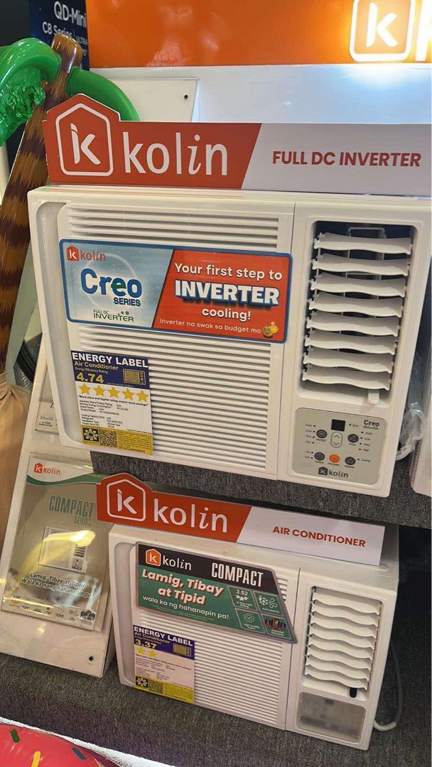 KOLIN WINDOW TYPE INVERTER AIR CONDITIONER, TV & Home Appliances, Air ...