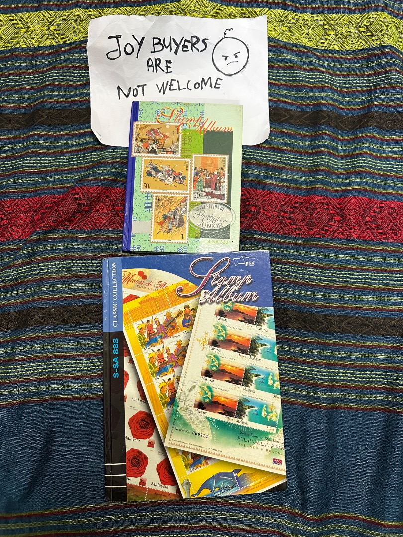 KOMBO BUKU SETEM DAN SETEM / STAMP ALBUMS AND STAMPS, Hobbies & Toys ...