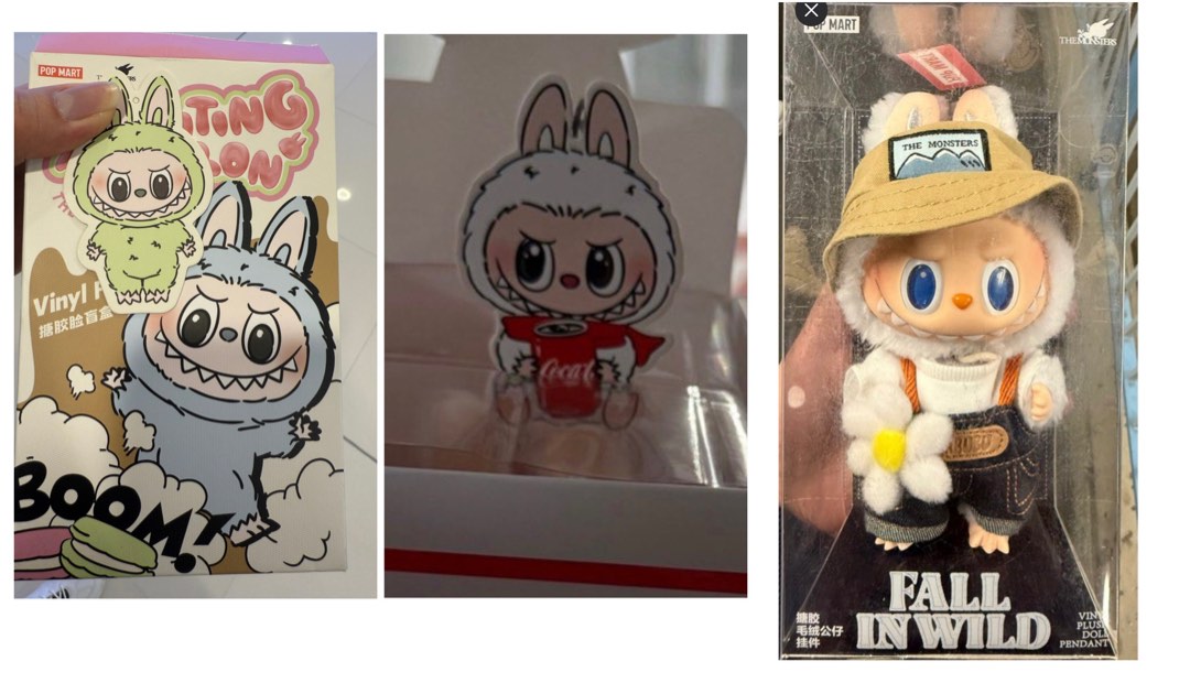 三隻Labubu 全走$450, 興趣及遊戲, 玩具 & 遊戲類 - Carousell