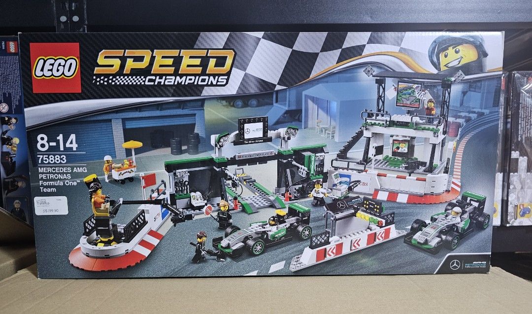 Lego Speed Champions 75883 MERCEDES AMG PETRONAS Formula One Team ...