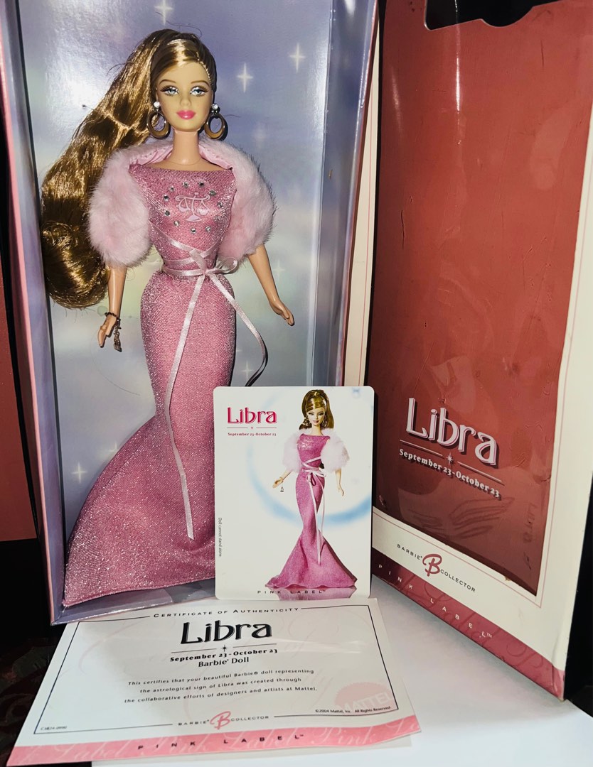 LIBRA ZODIAC BARBIE DOLL in BOX, Hobbies & Toys, Toys & Games on Carousell