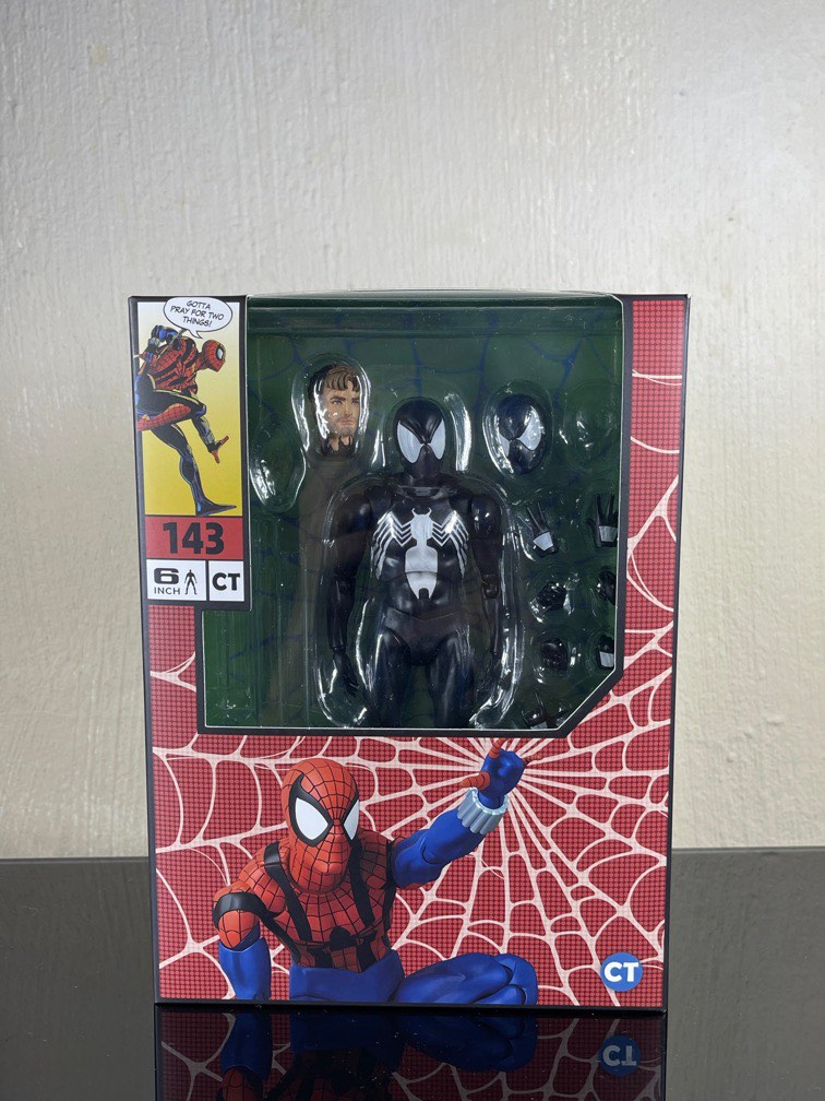 mafex symbiote spiderman, Hobbies & Toys, Toys & Games on Carousell