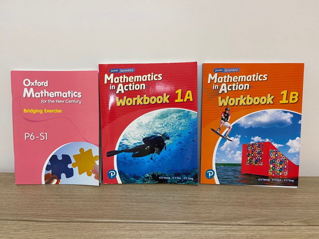 Mathematics in Action Workbook 1A & 1B, 興趣及遊戲, 書本 & 文具, 教科書 - Carousell