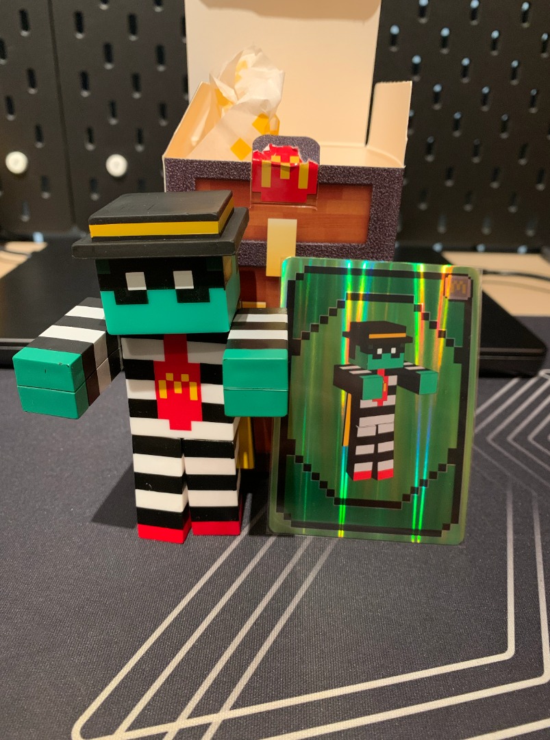 mcdonalds minecraft collection zombie Hamburglar, Hobbies & Toys, Toys ...