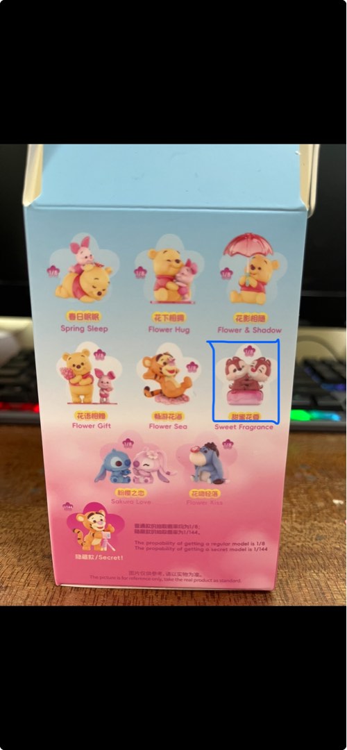 Miniso Sakura Season 盲盒 - 甜蜜花香 (奇奇與蒂蒂), 興趣及遊戲, 玩具 & 遊戲類 - Carousell