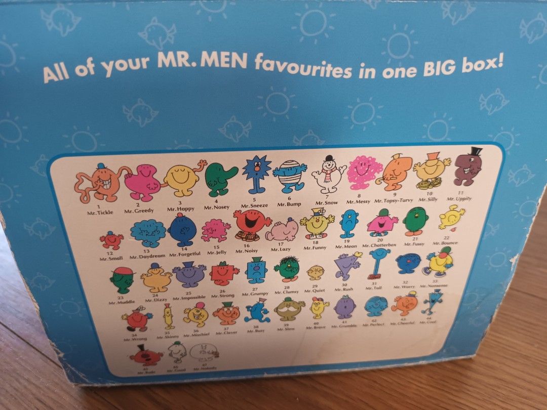 Mr. MEN My Complete Collection 47pcs plus FREE 4 Books, Hobbies & Toys ...
