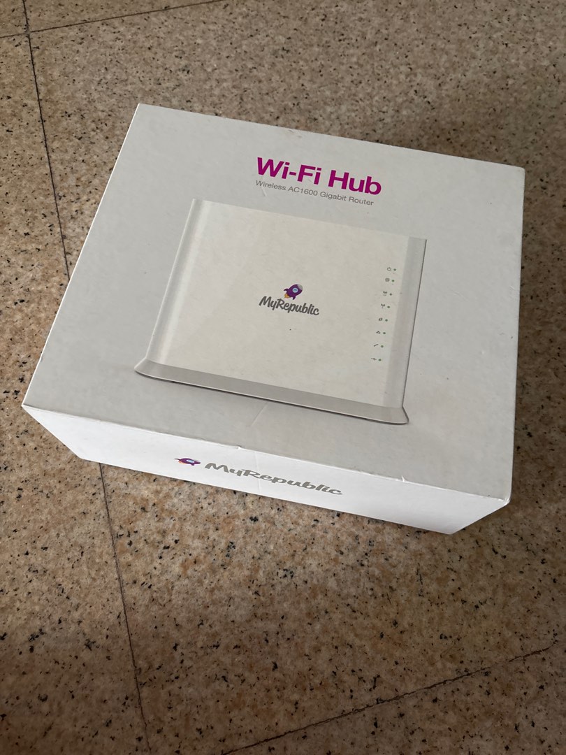 MyRepublic wifi Hub AC1600 router, Computers & Tech, Parts ...