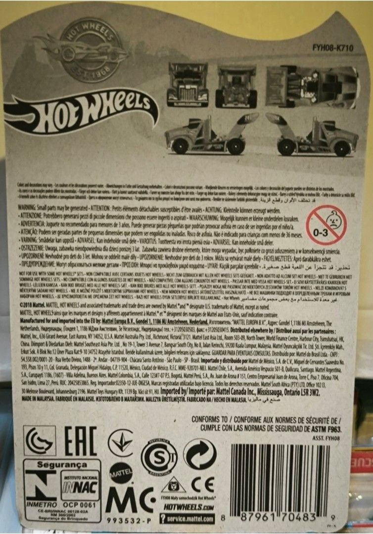 New Rig Storm Gold 24K Service Mother Load Hot Wheels Car HotWheels ...