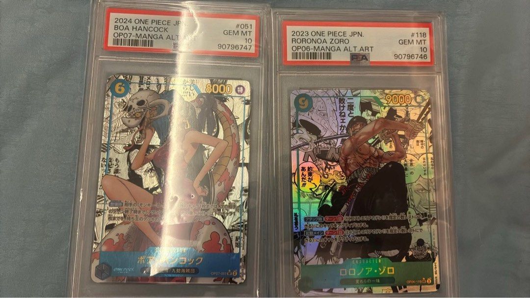 One piece TCG OPTCG manga zoro manga boa sequential OP06 OP07, Hobbies ...