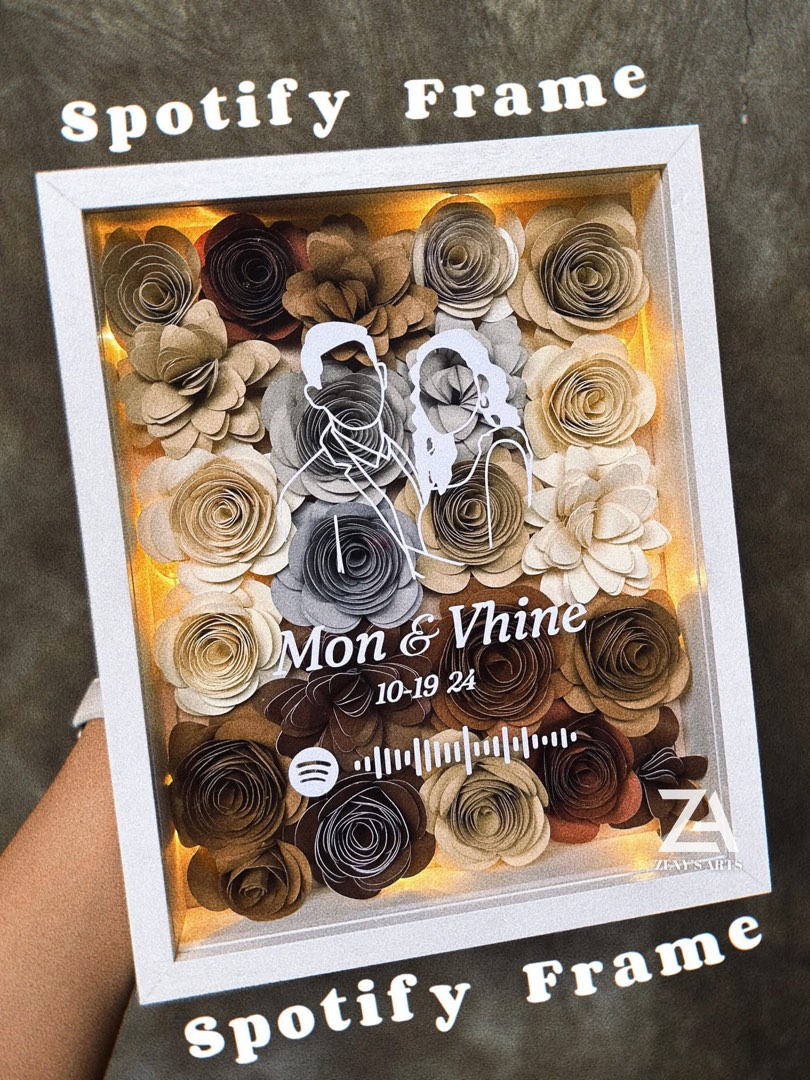 Personalized (Scannable) Spotify Frame, Furniture & Home Living, Home ...