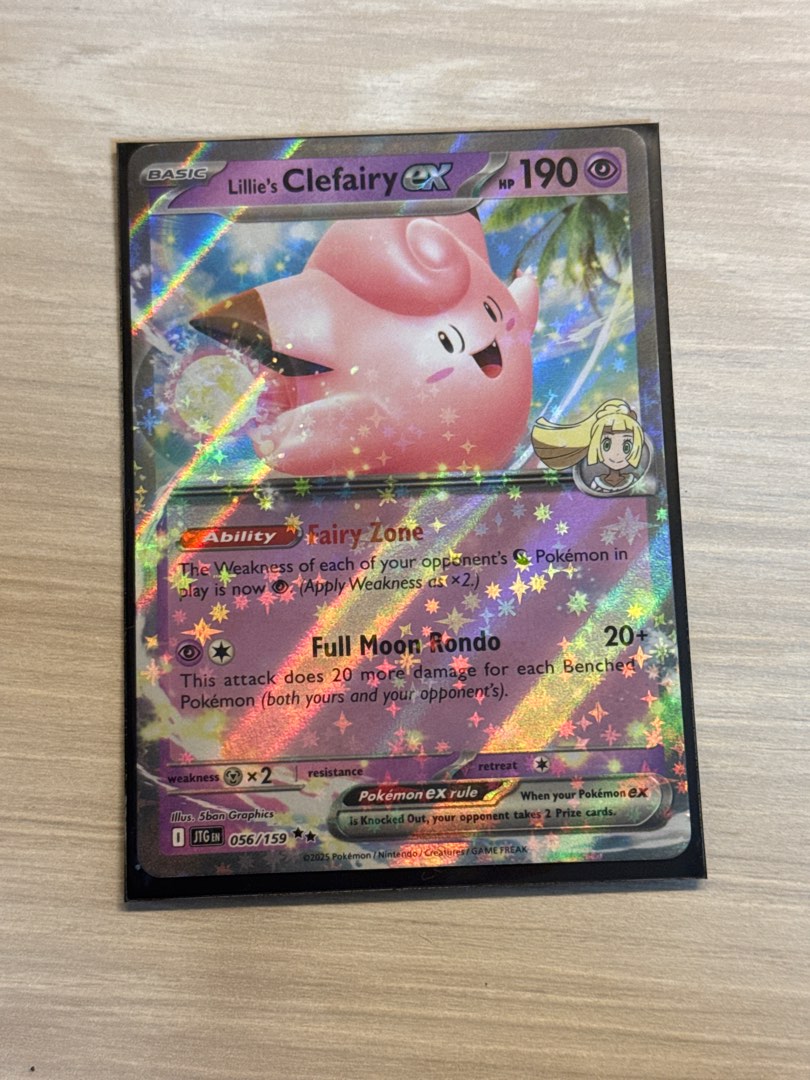 Pokemon Card - journey together lilli's clefairyEX, Hobbies & Toys, Toys & Games on Carousell