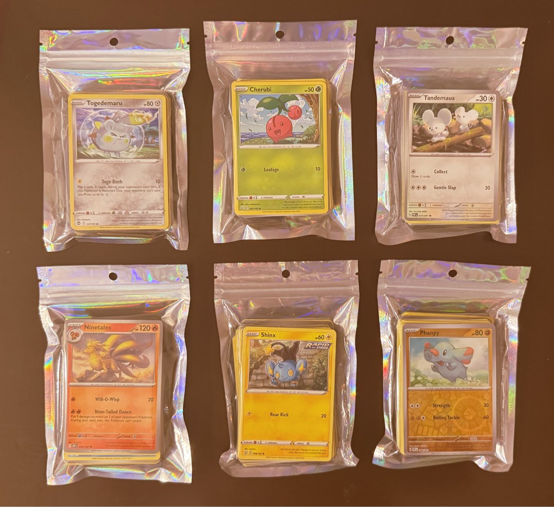 Pokemon TCG | 40 PCS Card Bulk, Hobbies & Toys, Toys & Games on Carousell