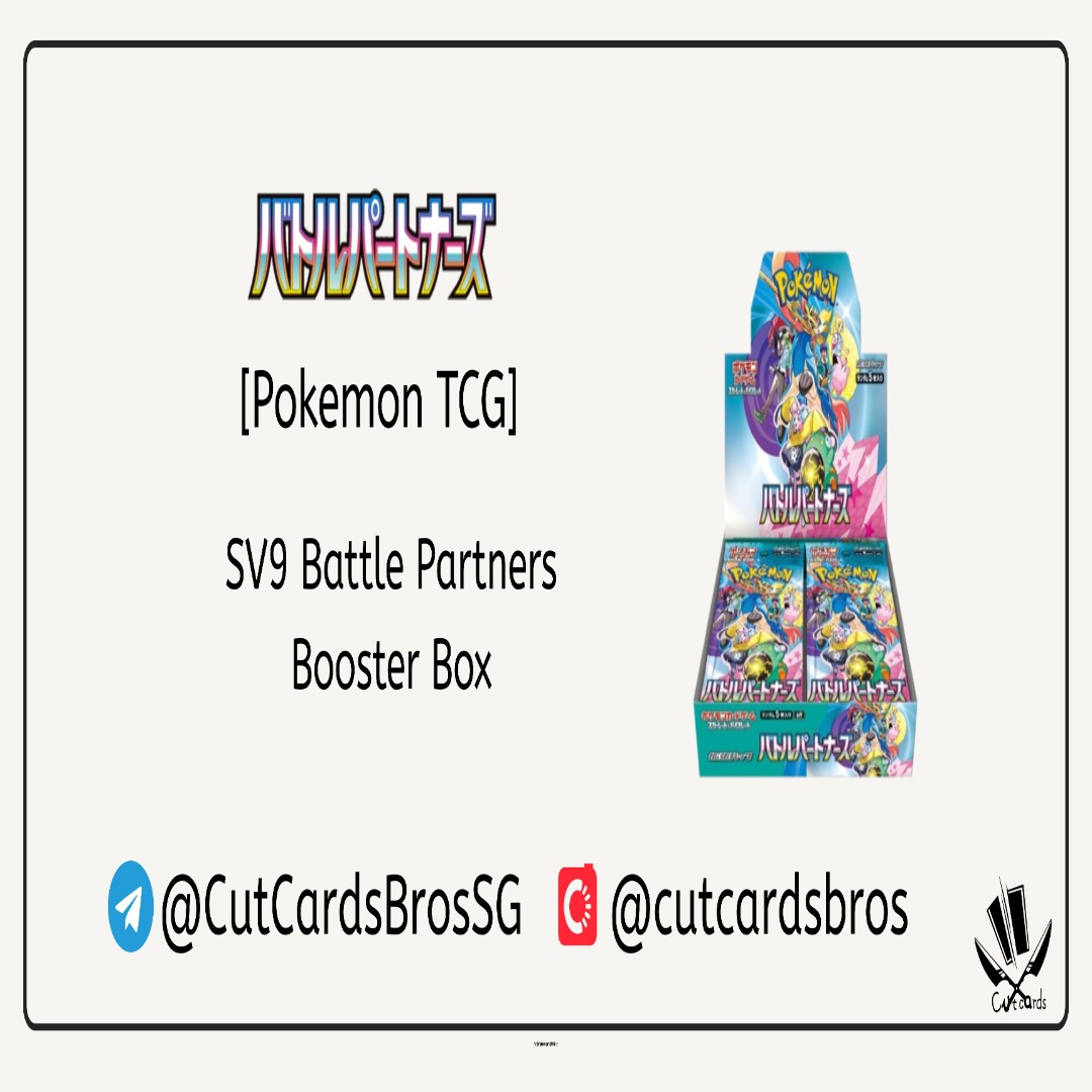 Pokemon TCG SV9 Battle Partners Booster Box, Hobbies & Toys, Toys & Games on Carousell