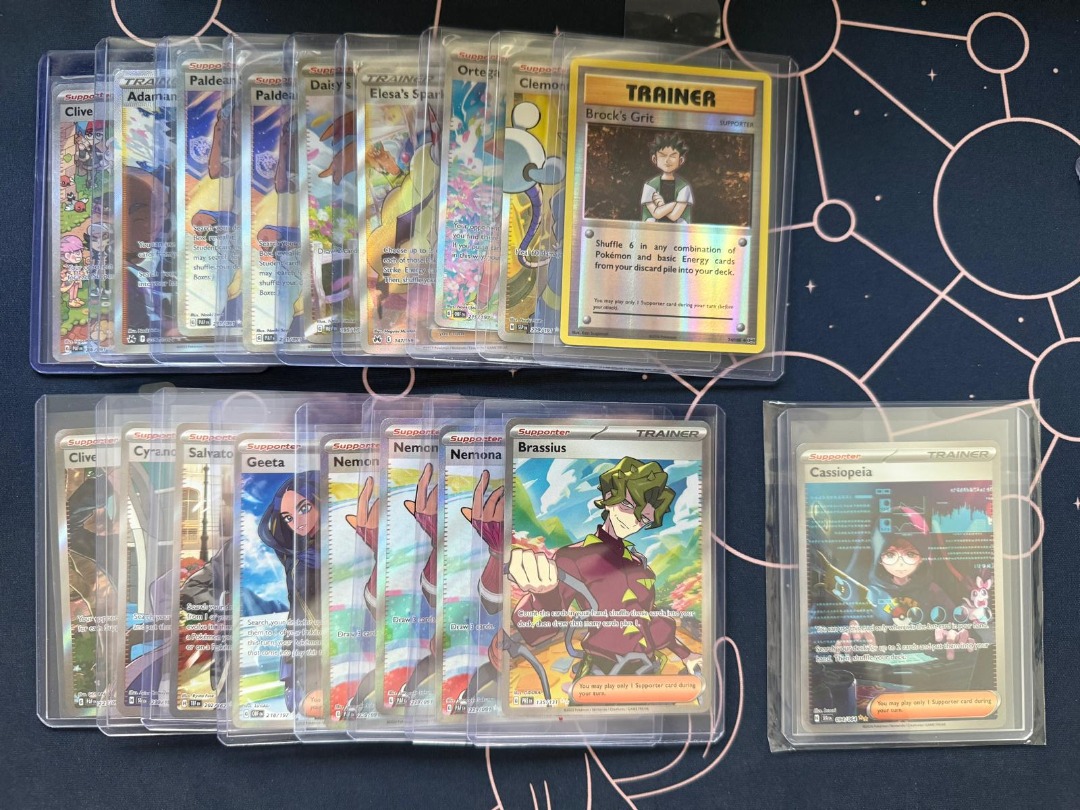 Pokemon Trainer cards / Clive / Adaman / Paldean Student / Daisy's Help ...