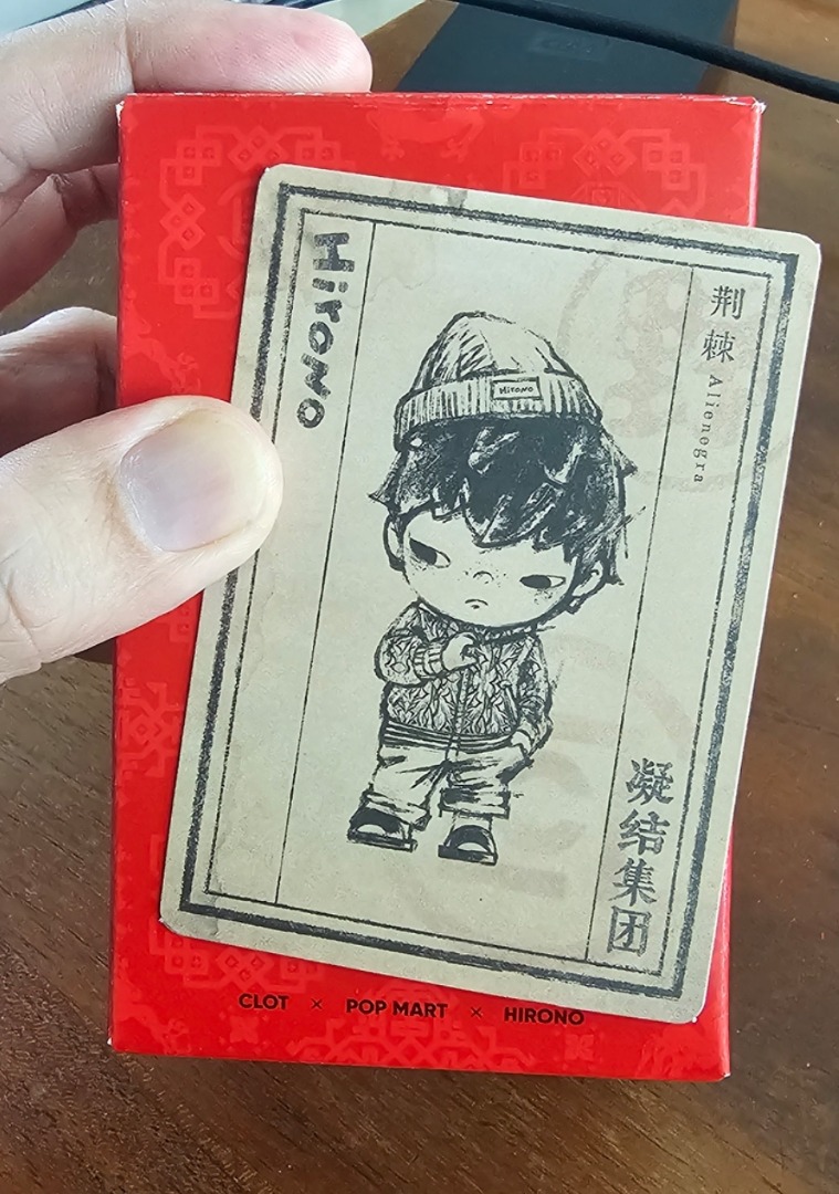 Popmart Hirono x Clot, Alienegra, Hobbies & Toys, Toys & Games on Carousell
