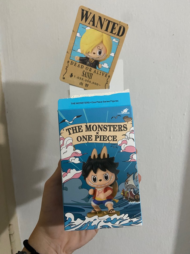 Popmart One Piece x Labubu Sanji Figurine, Hobbies & Toys, Toys & Games ...