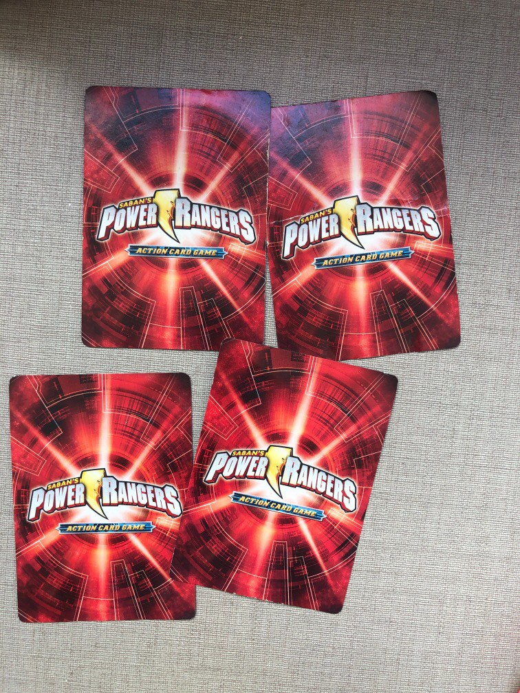 Power Rangers Cards, Hobbies & Toys, Toys & Games on Carousell