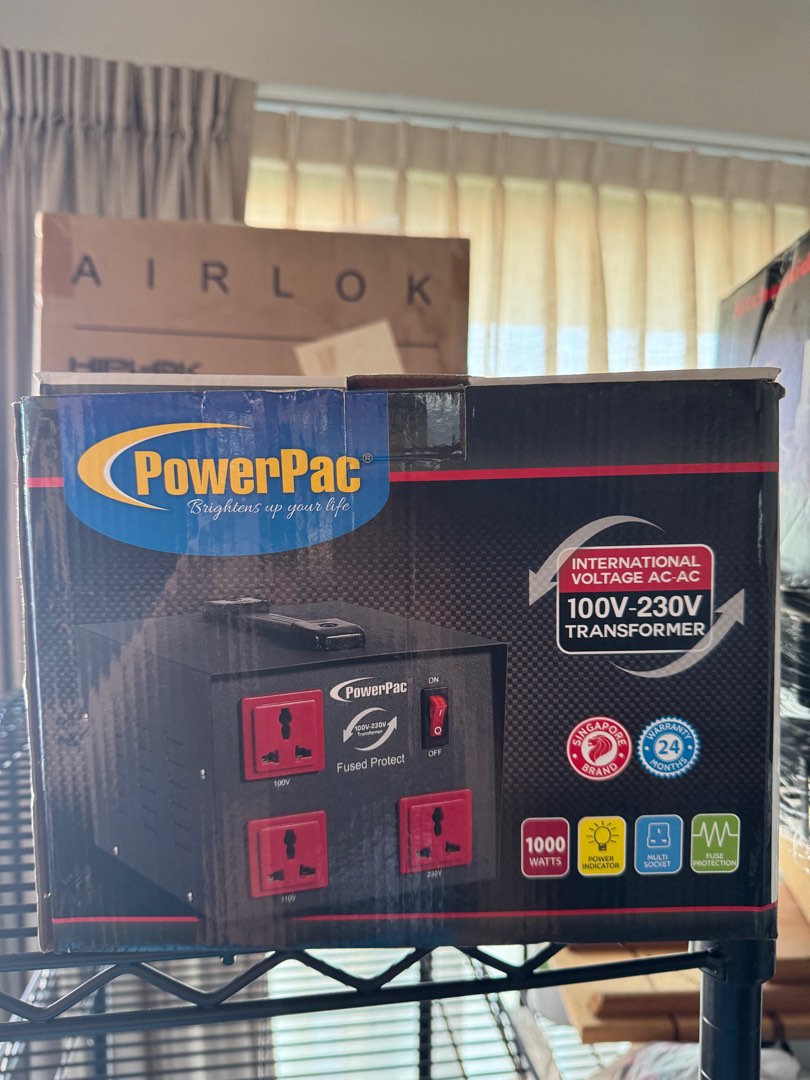 PowerPac PowerPac ST1000 Heavy Duty Step Up & Down Voltage Converter ...