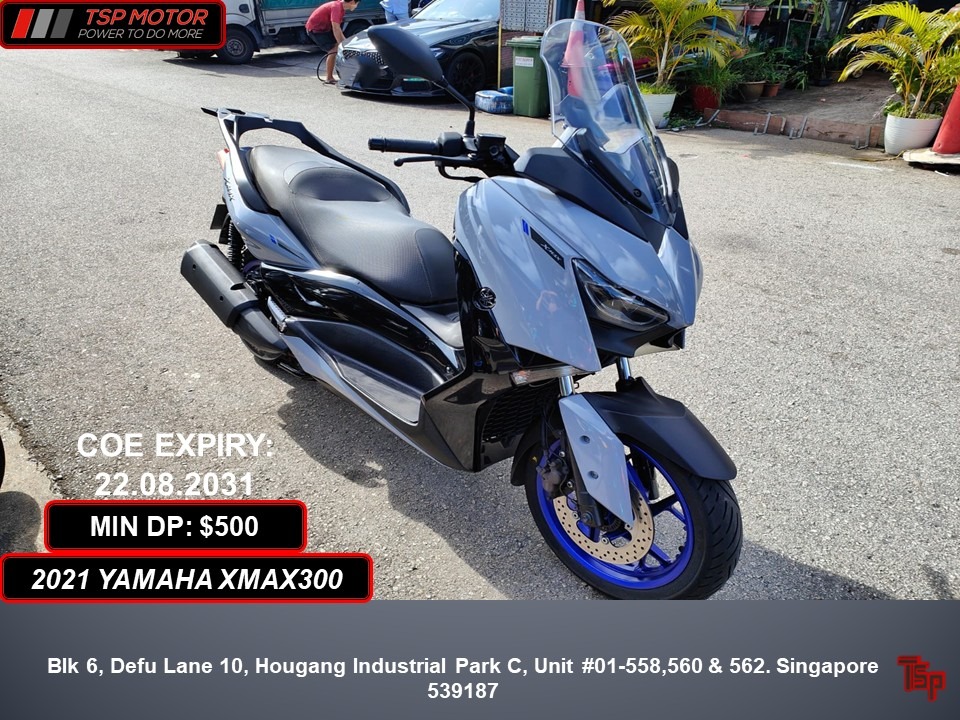 PRE-OWNED 2021 YAMAHA CZD300A/XMAX300, Motorcycles, Motorcycles for ...
