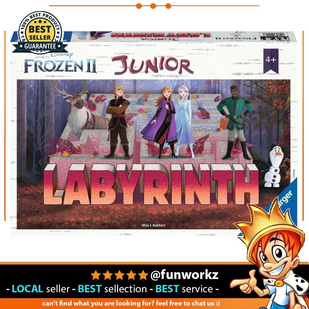 Ravensburger Disney Frozen 2 Junior Labyrinth Family Game for Boy & Girls Age 4 & Up! -The ...