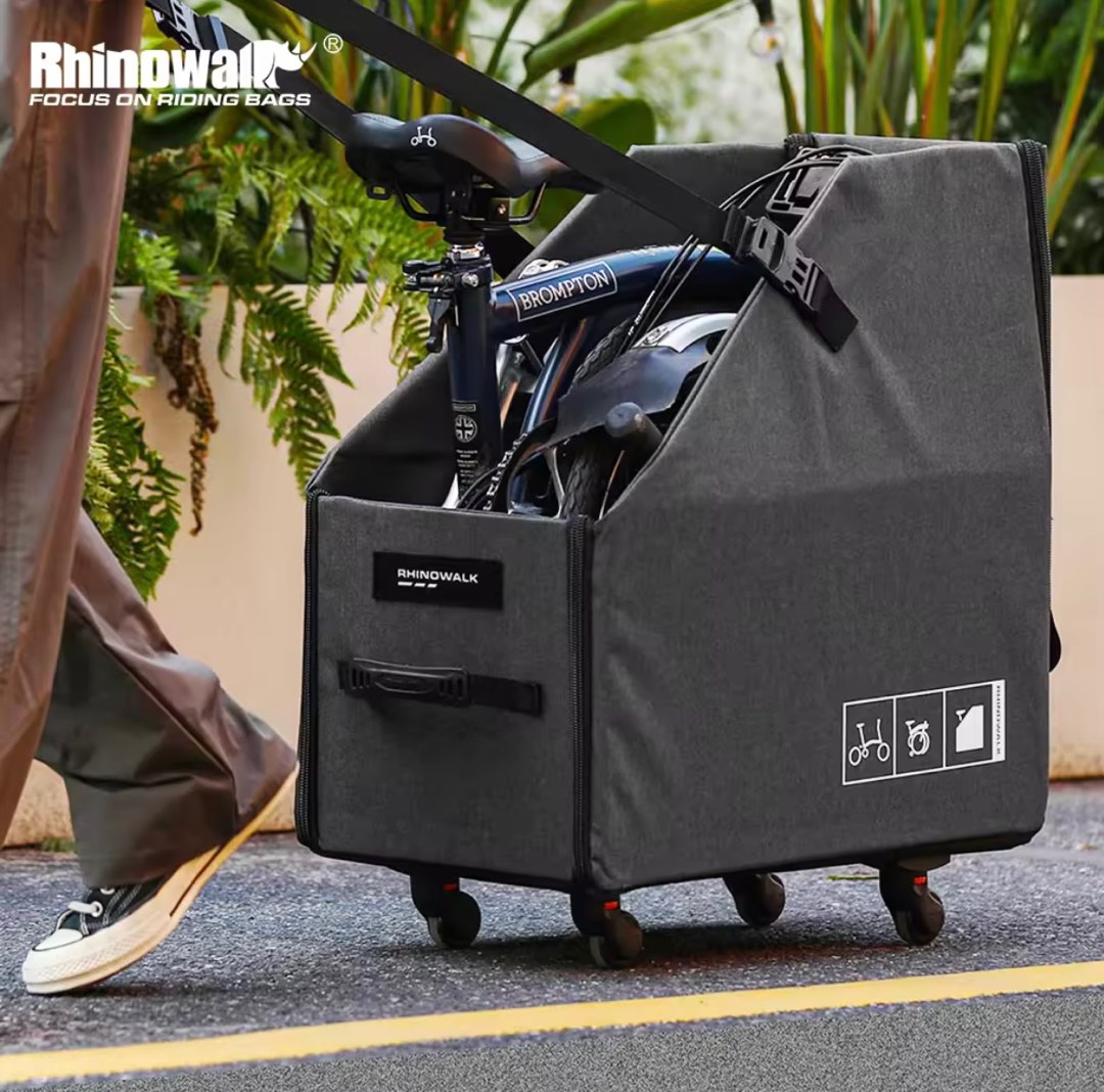 Rhinowalk 14-16'' folding bike storage box [With wheels and cover] for ...