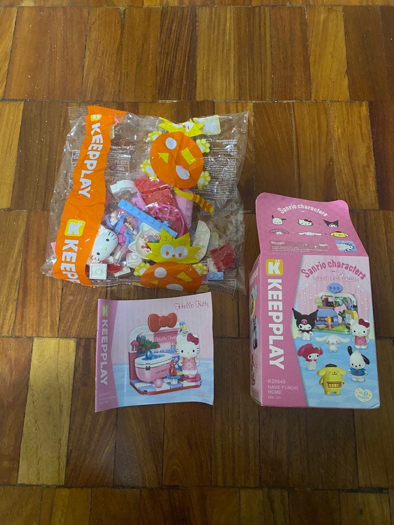 Sanrio Keepplay Hello Kitty Set (unopened bag), Hobbies & Toys, Toys & Games on Carousell