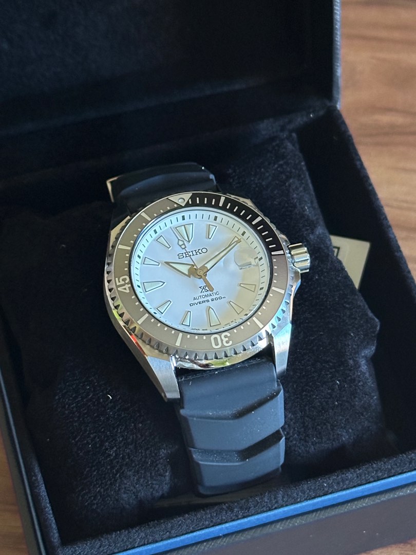 Seiko SPB191 titanium diver watch, Luxury, Watches on Carousell