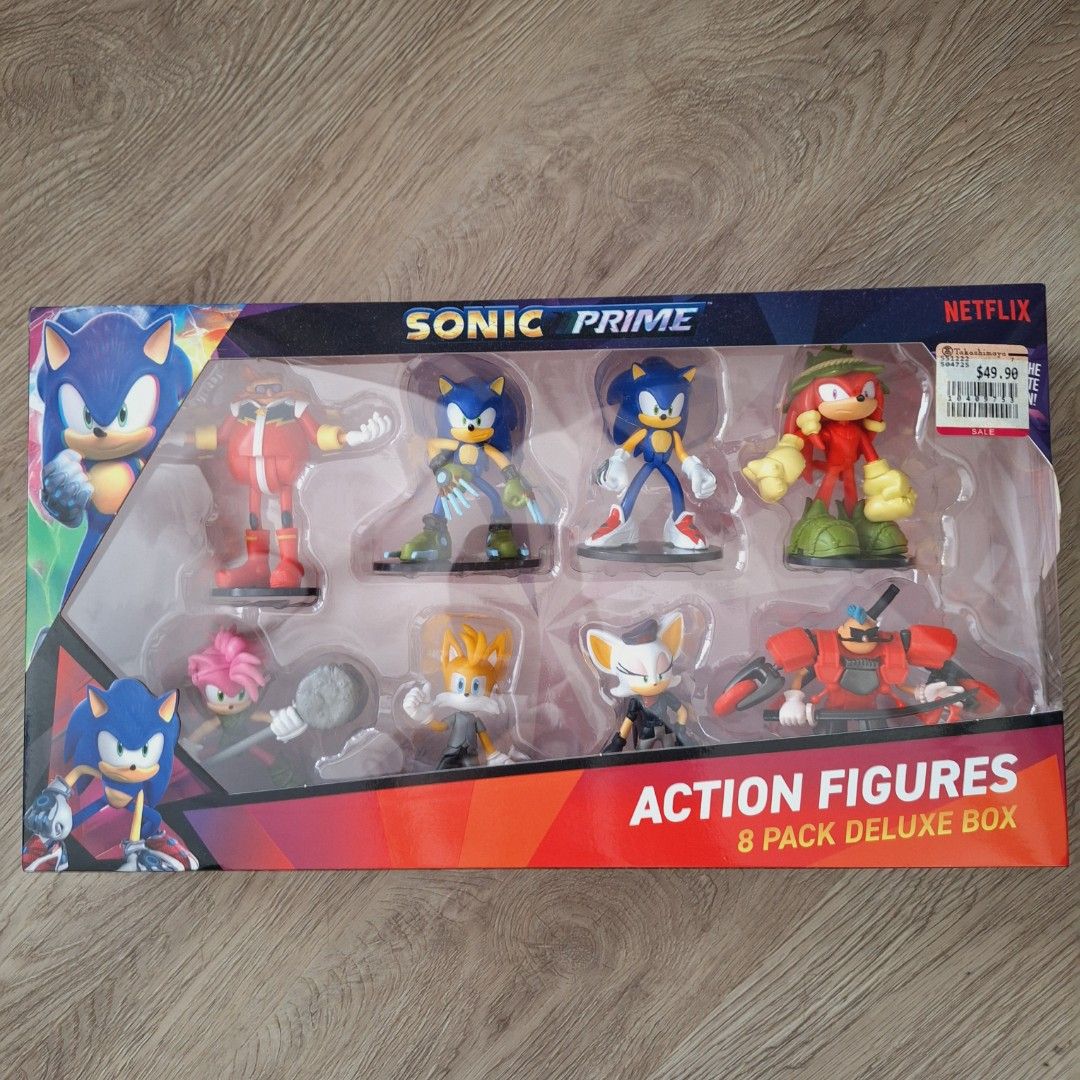 Sonic Prime Action Figures Sonic the Hedgehog, Hobbies & Toys, Toys ...