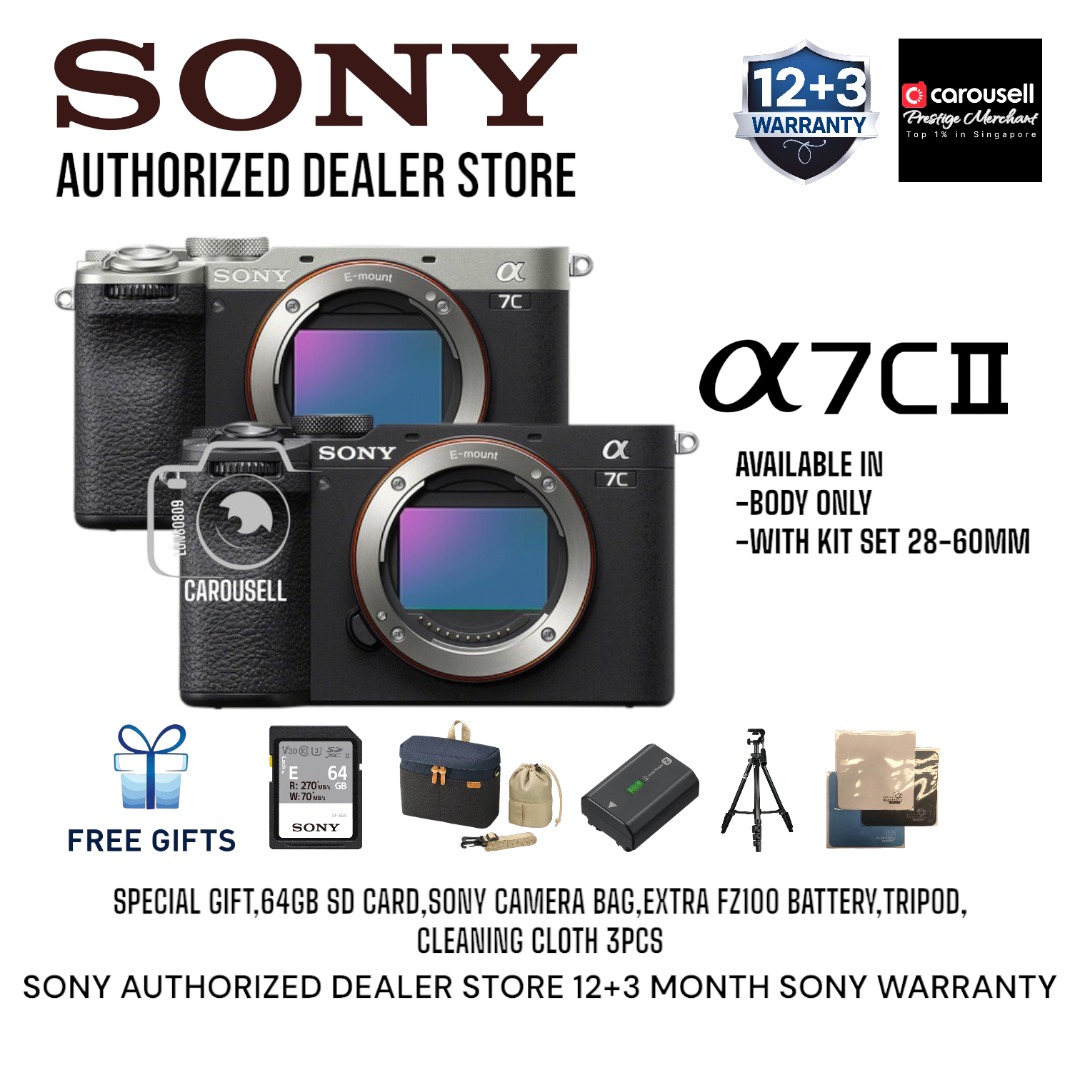 Sony A7C II BODY | Sony A7C II 28-60mm kit | A7CII | A7 C II | A7CM2 ...