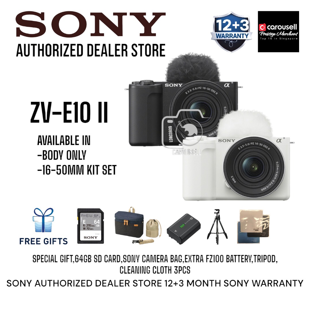 Sony Zv-E10 II | zve10ii | zv e10ii | zve10 ii|zve10 2 | zv-e10m2 | zve 10ii | zve 10m2 ...