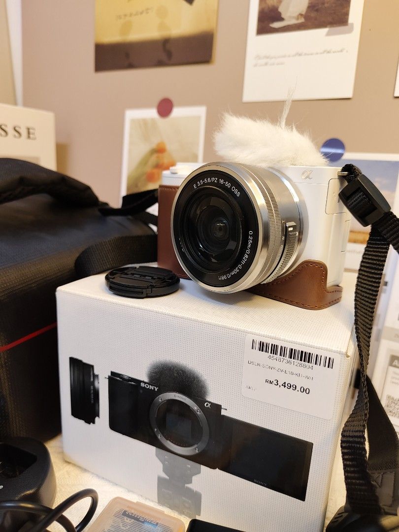 Sony ZV-E10 Interchangeable-Lens Vlogging Camera Used Like New (Kamera), Photography, Cameras on ...