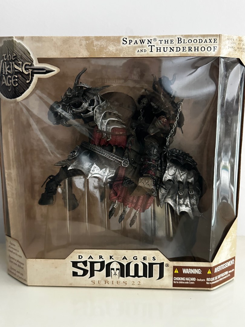 Spawn The Bloodaxe and Thunderhoof" from McFarlane Toys' Dark Ages ...