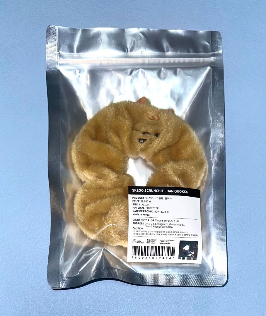 Stray Kids SKZOO Han Quokka Scrunchie Original Backpack Magic School ...