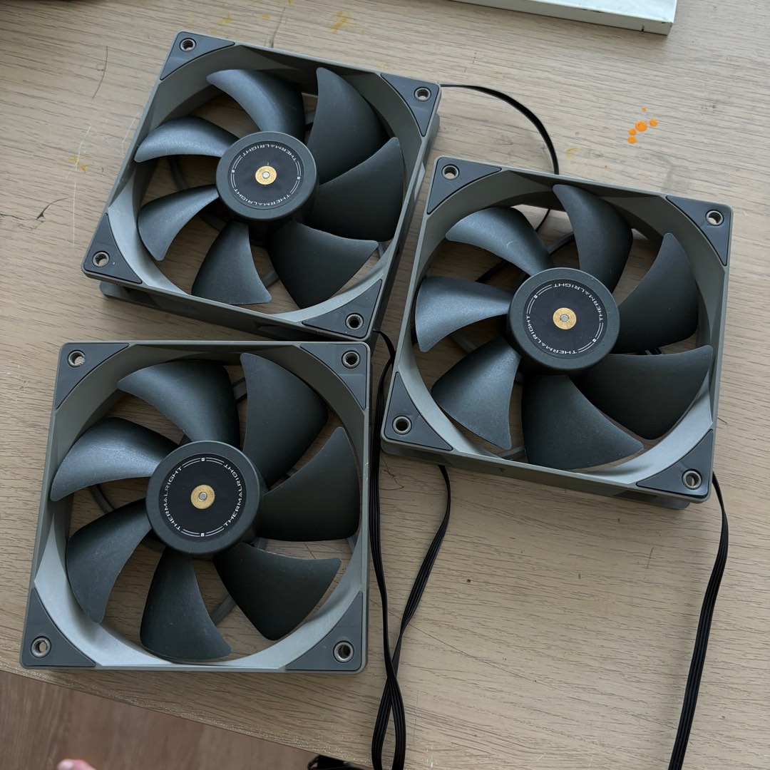 Thermalright TL-C12 PRO-G - Grey. 120 mm Case Fan 12cm Fans, Computers ...