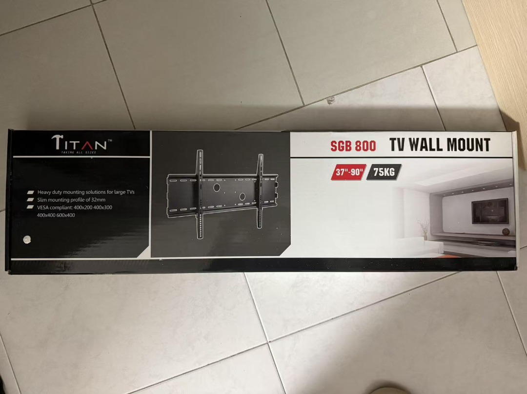Titan TV wall mount bracket - SGB 800, TV & Home Appliances, TV ...