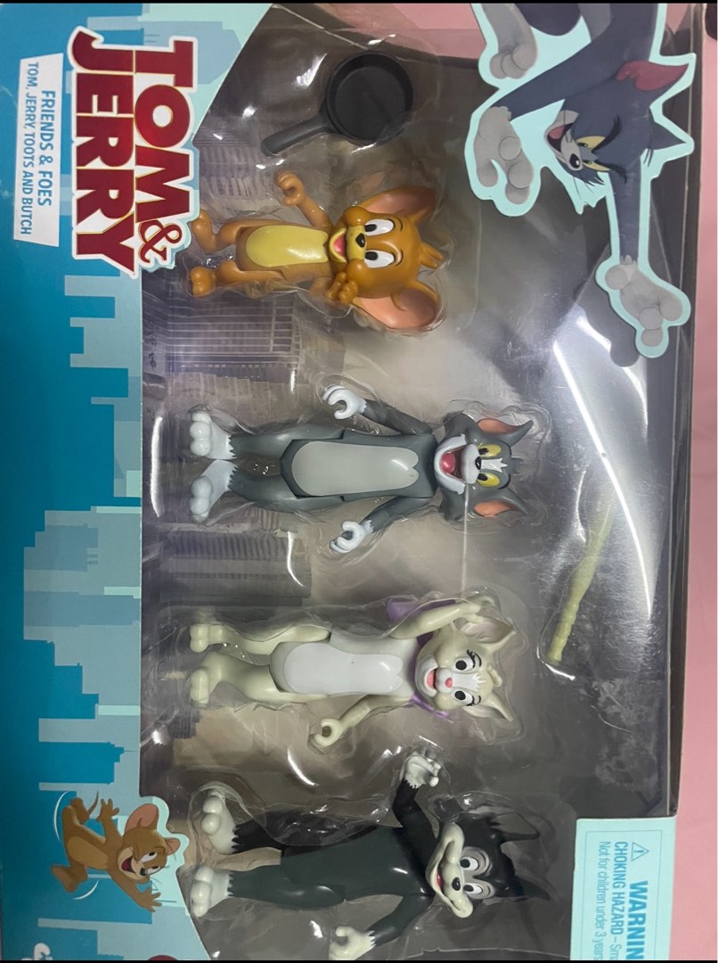 Tom & Jerry Action Figure Butch and Toots, Hobbies & Toys, Toys & Games ...