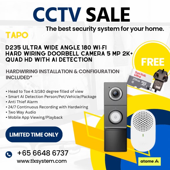 TP-Link Tapo D235 Video Doorbell (Hardwired) 24/7 continuous recording ...